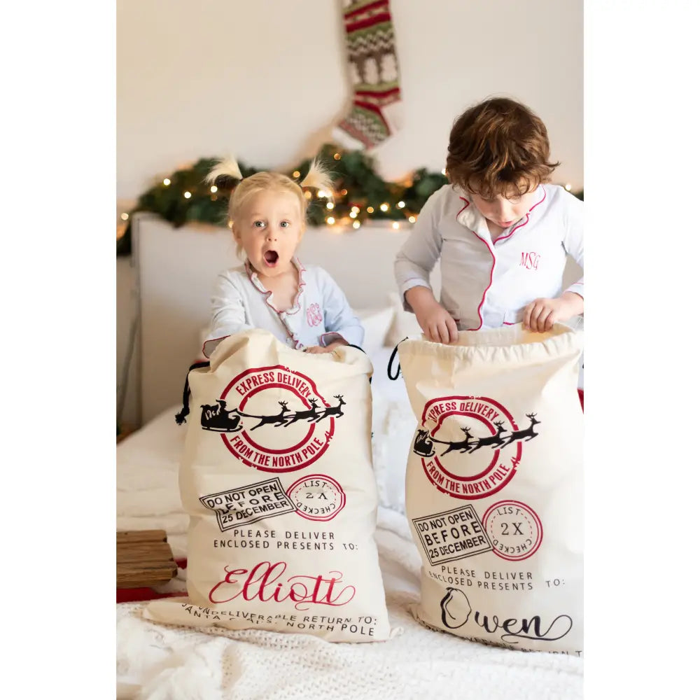 Personalized Santa Bag | Personalized Gifts | Christmas Bag – BLNDesigns